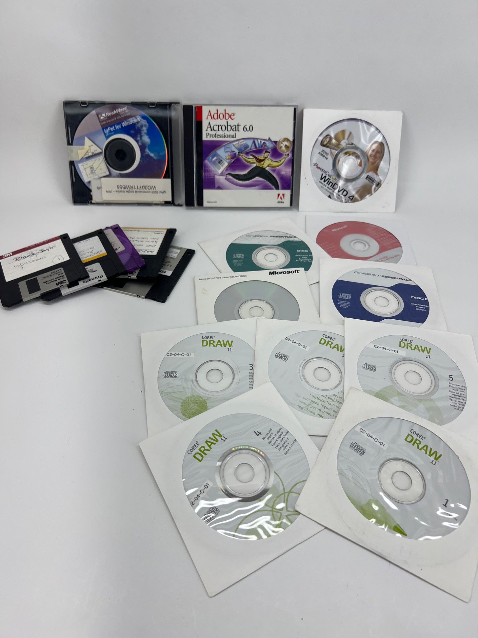Software CDs Adobe etc. and Floppy Disks Collection – Thunder Bay ...